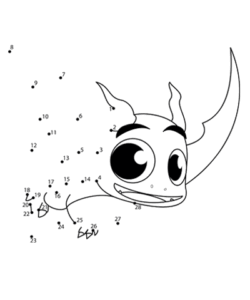 Bat Dot-to-Dot Worksheet: FREE Download at GamesLogical.com