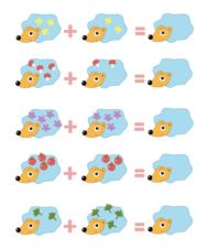 Hedgehogs Counting Worksheet: FREE Download at GamesLogical.com