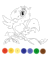 Parrot Color by Number: FREE Download at GamesLogical.com
