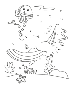 Dot to Dot Whale Worksheet: Free Download & Print