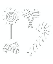 Dot to Dot Candy | Download Free Logical Games